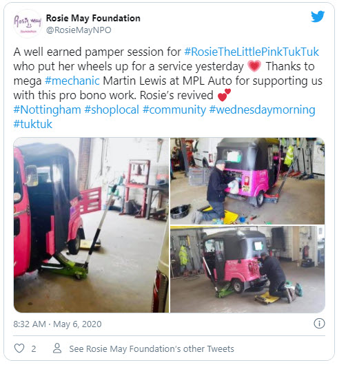 Meet Rosie The Little Pink Tuk Tuk that delivers smiles amid ...